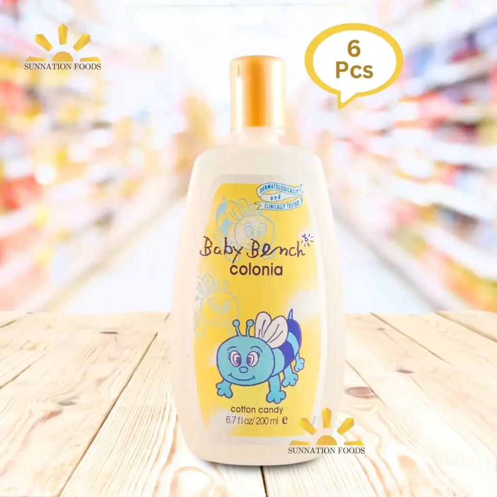 Baby Bench Colonia- COTTON CANDY 6x200ml (Inner) | Sunnation Foods