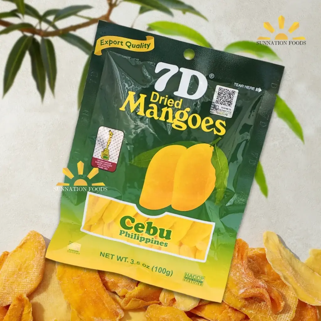 7D Dried MANGO 25x100g (inner) | Sunnation Foods