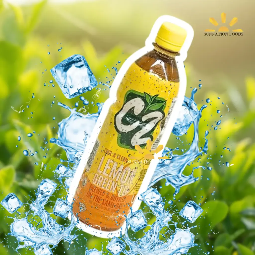 C2 Green Tea LEMON 24x455ml | Sunnation Foods