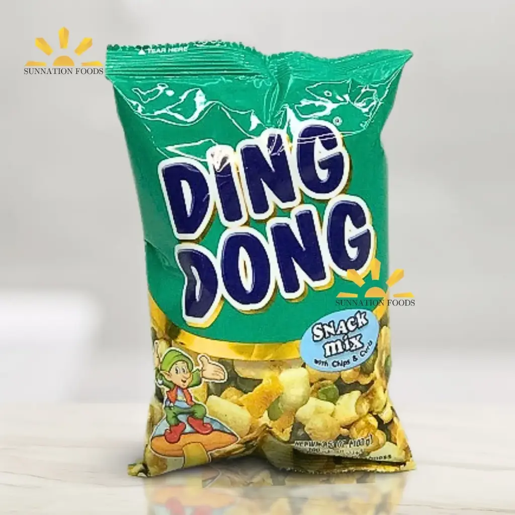 Ding Dong Snack Mix SNACK REG (Green) 60x95g | Sunnation Foods