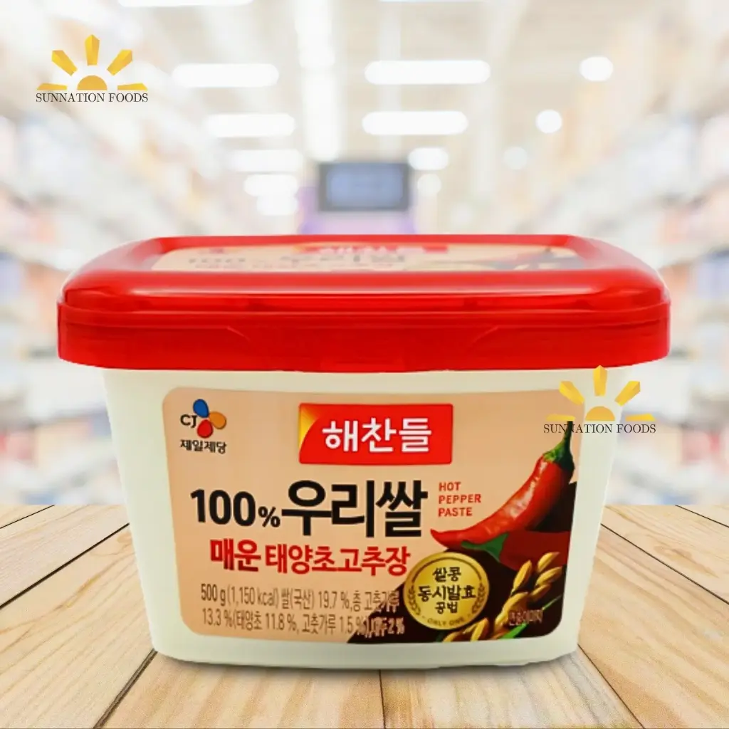 Korean HOT PEPPER Paste 20x500g | Sunnation Foods