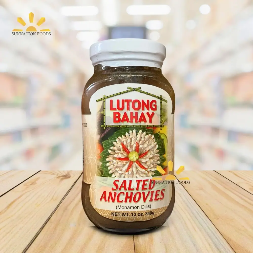 Lutong Bahay SALTED ANCHOVIES (Monamon Dilis) 24x350g | Sunnation Foods