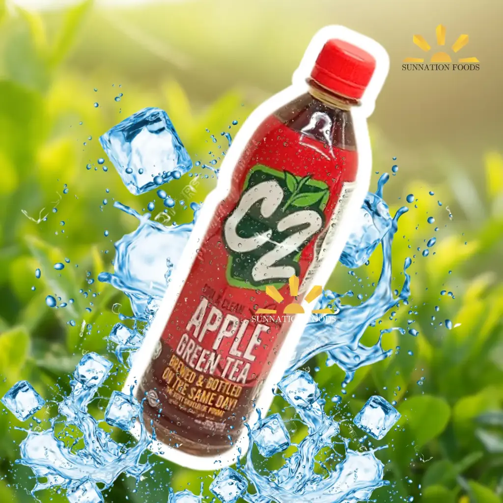 C2 Green Tea APPLE 24 x 455ml | Sunnation Foods